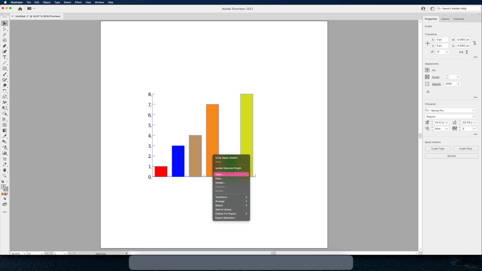 Visualising Data in Illustrator – Faculty of Arts – Adobe Portal
