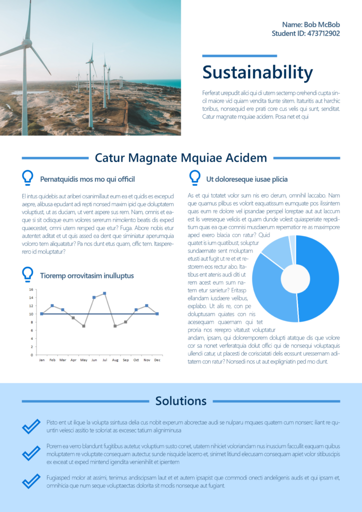 InDesign Infographic – Faculty of Arts – Adobe Portal
