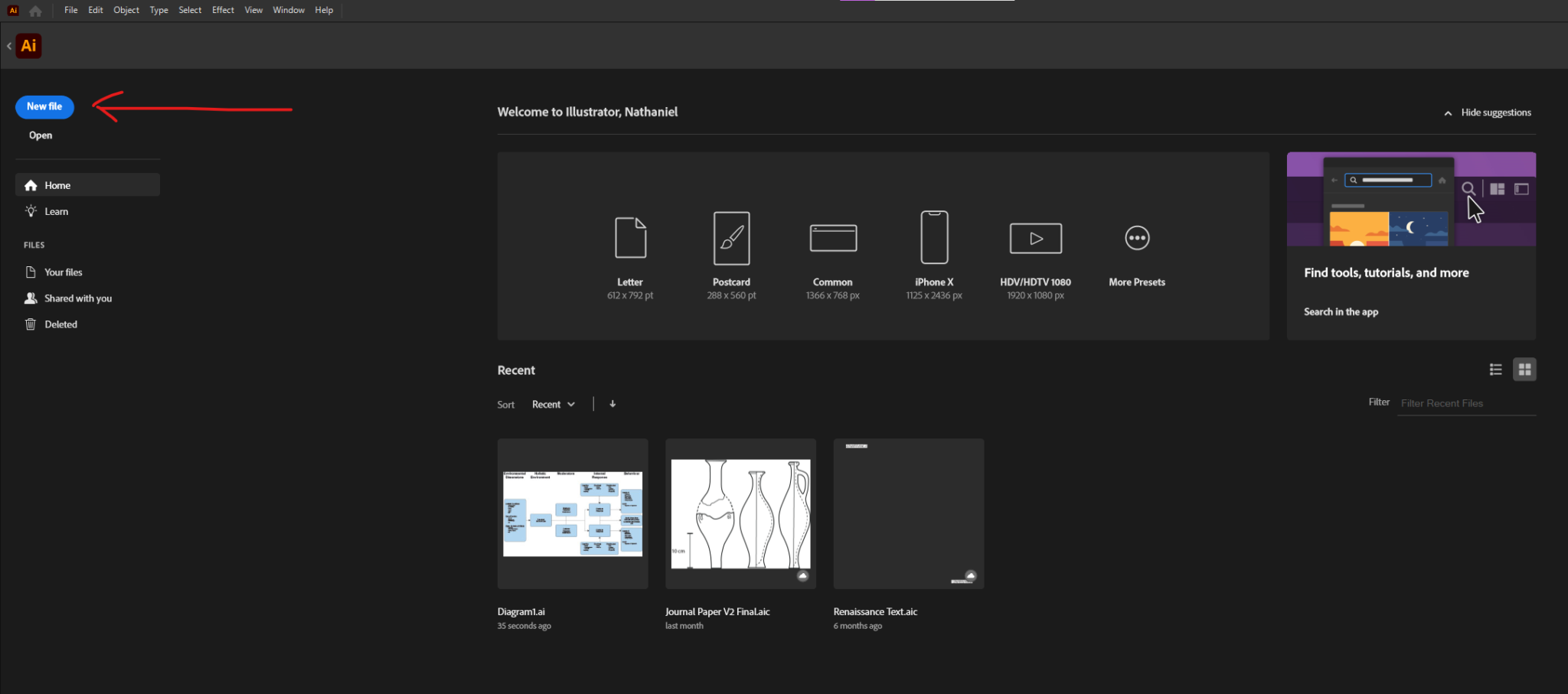 Creating Diagrams in Illustrator – Faculty of Arts – Adobe Portal